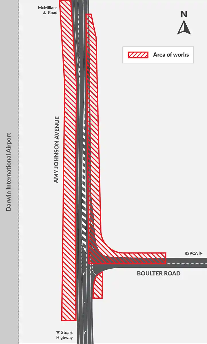 Amy Johnson Avenue road safety improvements | Department of Logistics ...